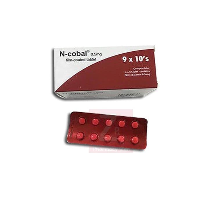 N-Cobal 500cg Tab 10s strip